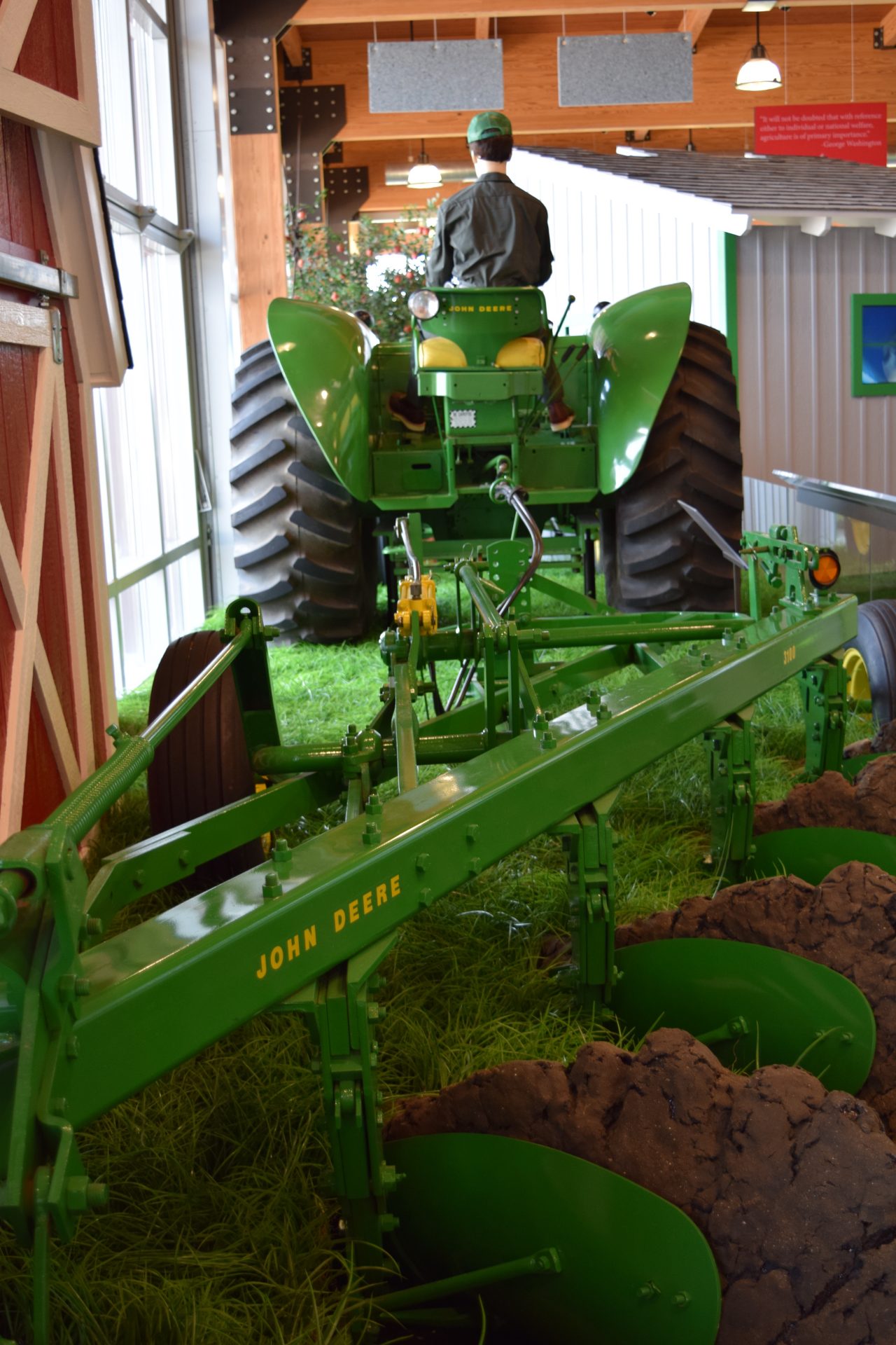 Full Scale Tractor and Plow Display - Exhibit Farm: The Leader in ...