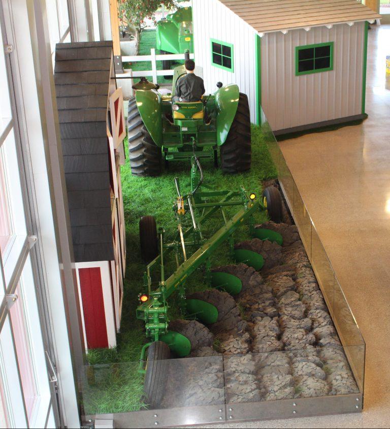 Full Scale Tractor and Plow Display - Exhibit Farm: The Leader in ...