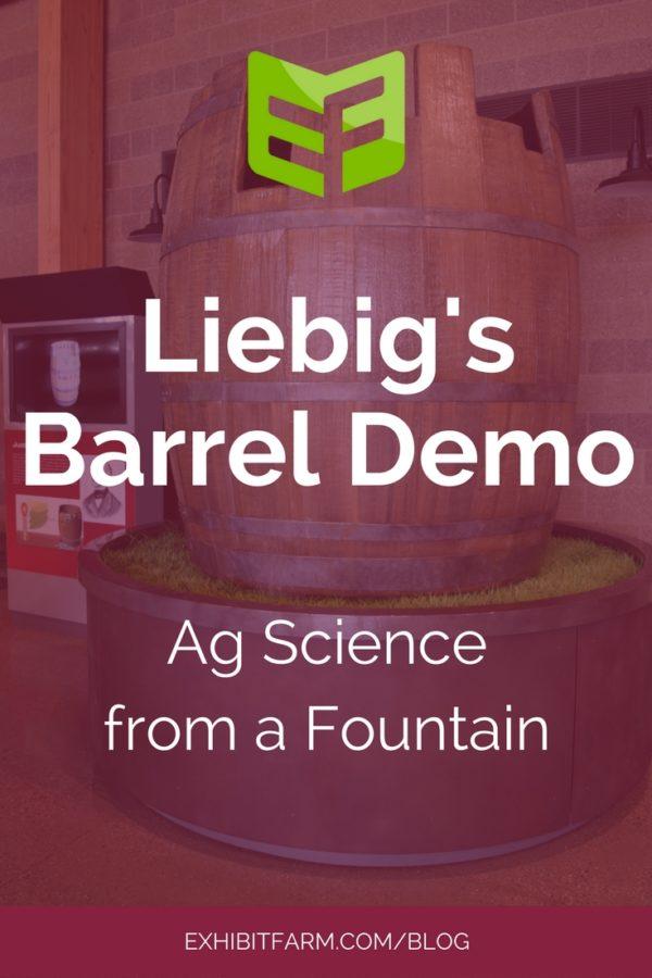 Liebig's Barrel Demonstration: Ag Science from a Fountain - Exhibit ...