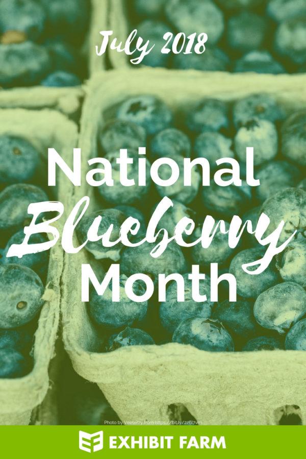 July's Food Holidays: National Blueberry Month and More - Exhibit Farm ...