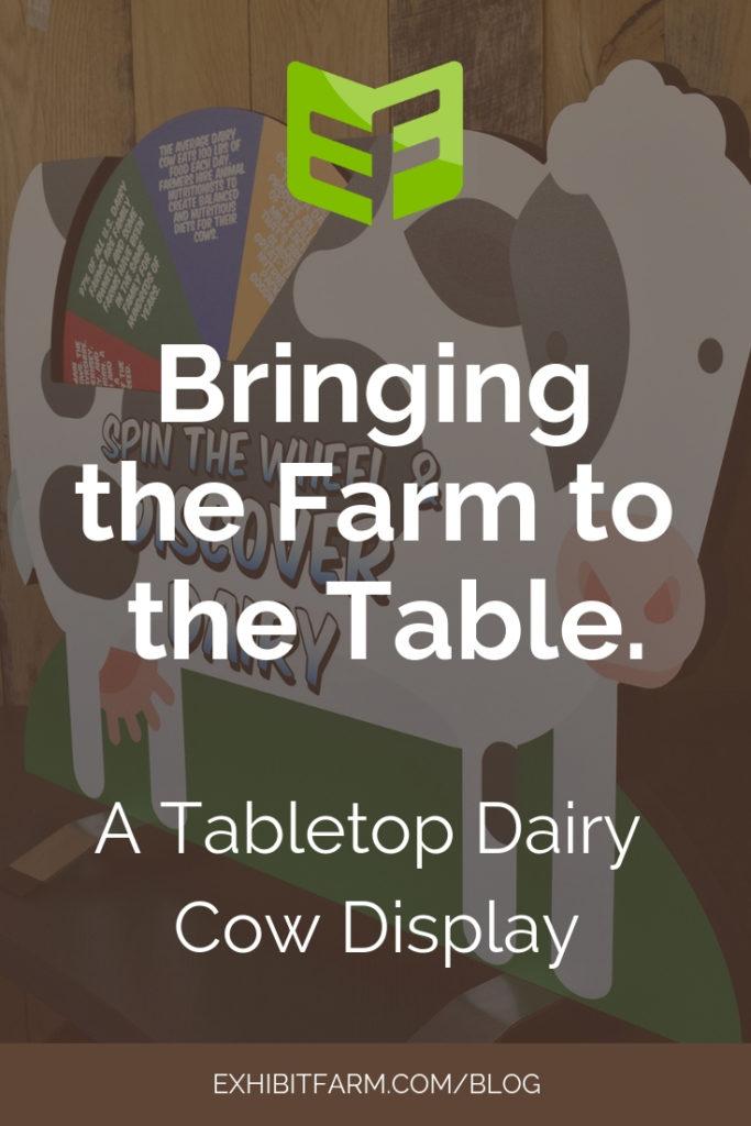 Bringing the Farm to the Table: A Tabletop Dairy Cow Display - Exhibit ...