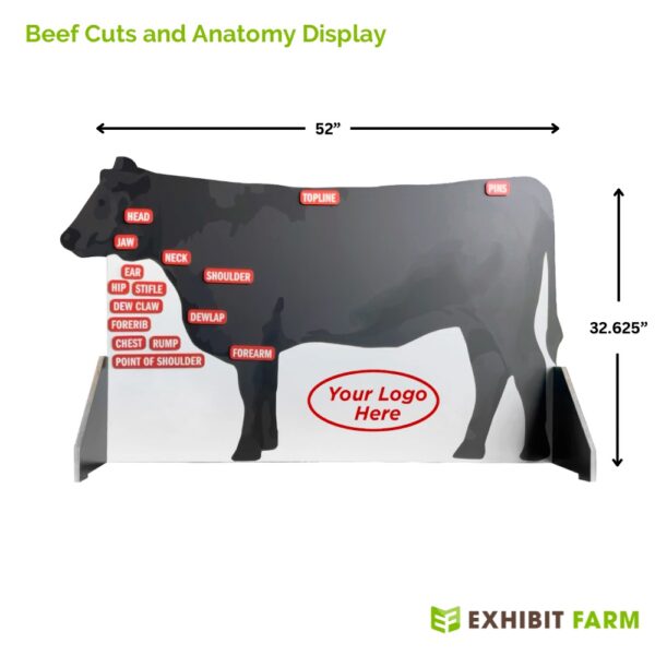 Beef Cuts and Anatomy Display - Exhibit Farm: The Leader in ...