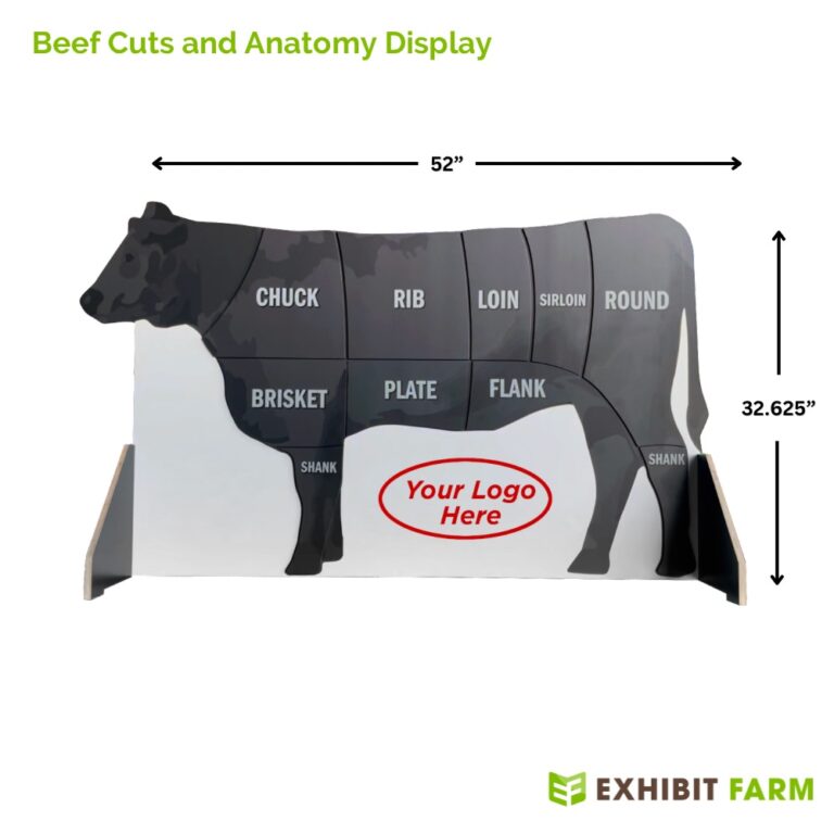 Beef Cuts and Anatomy Display - Exhibit Farm: The Leader in ...