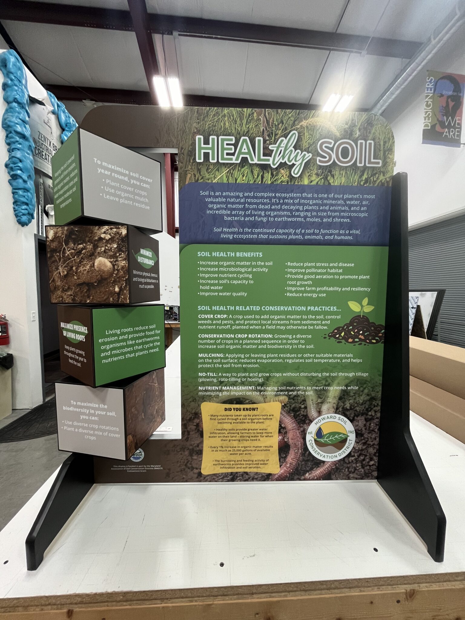 Howard SWCD’s Healthy Soil Table Top : Groundbreaking Growth - Exhibit ...